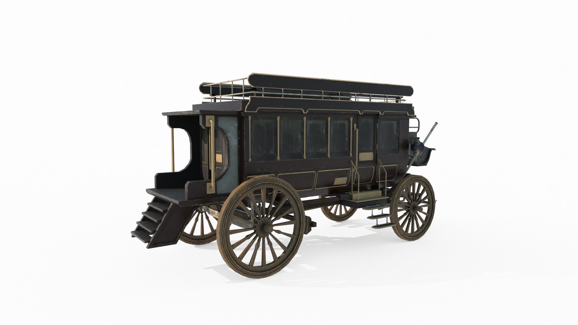 3D Medieval Grand Carriage Model - TurboSquid 2394781