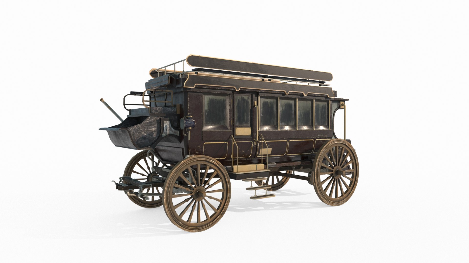 3D Medieval Grand Carriage Model - TurboSquid 2394781