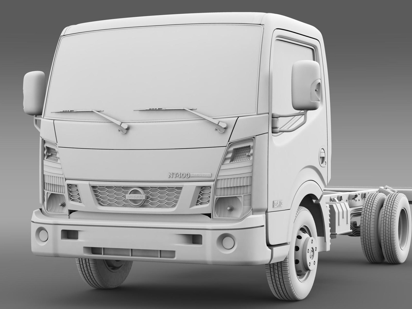 3d Nissan Nt400 Cabstar 2014