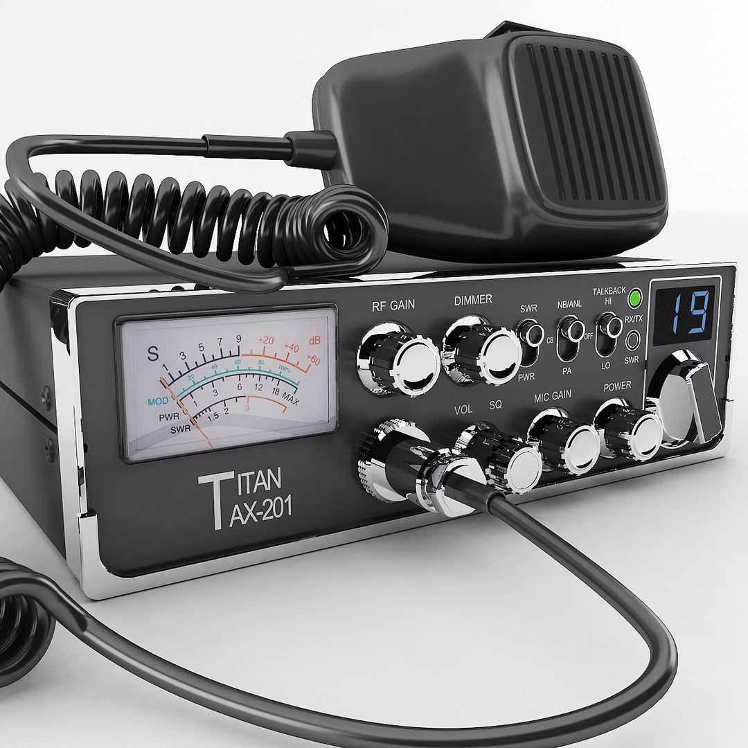 Mobile Cb Radio 3D Model - TurboSquid 1298097