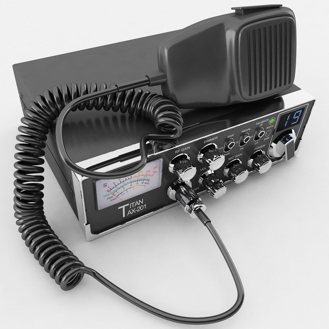 Mobile Cb Radio 3D Model - TurboSquid 1298097