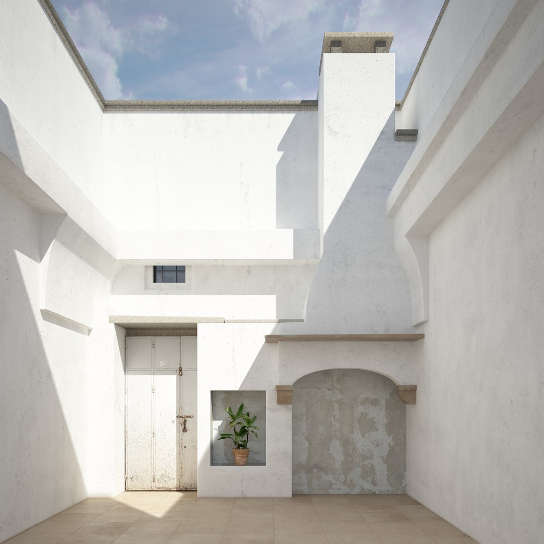 C4d Scene House Salento