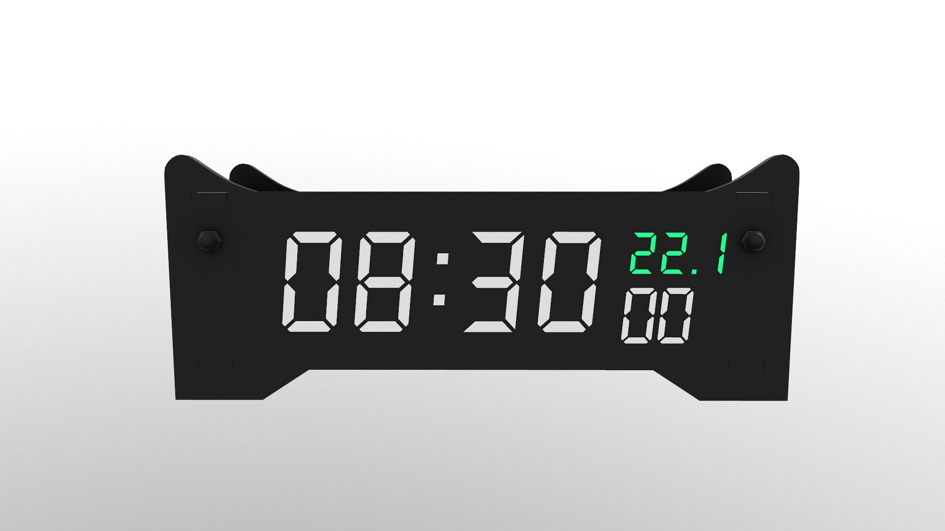 3D Digital Clock - TurboSquid 2069975
