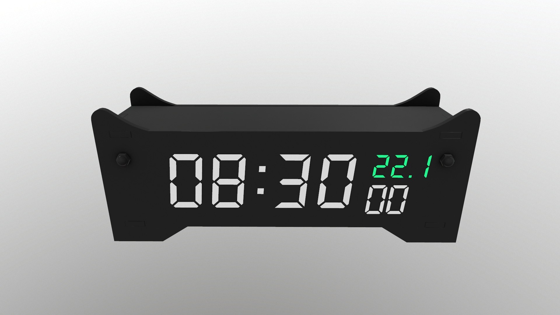 3D Digital Clock - TurboSquid 2069975