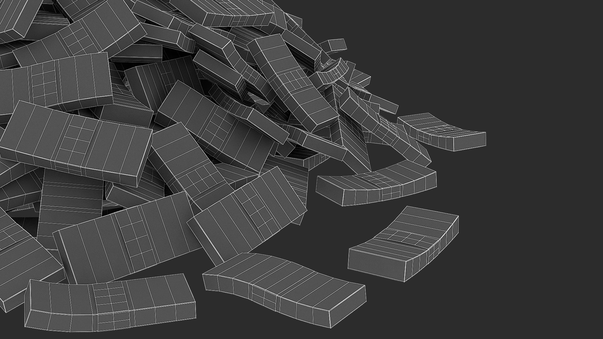 1 Dollar Bill Stack 3D Model - TurboSquid 1646306