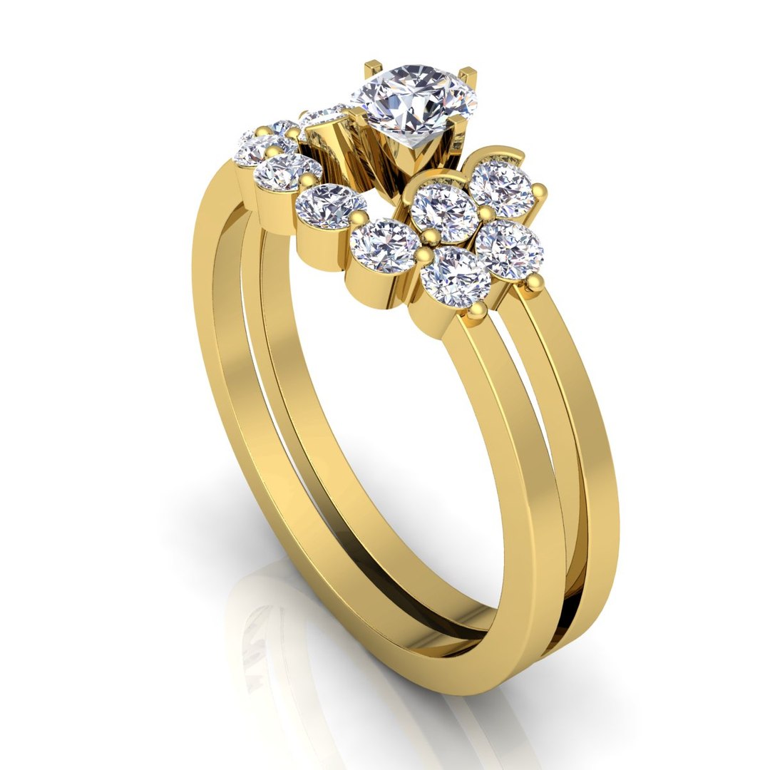 Wedding Diamond Ring Model - TurboSquid 1527178