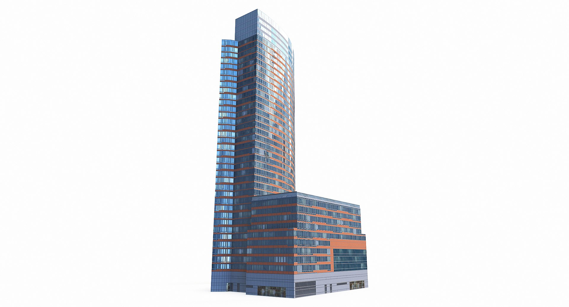 The Visionaire Building Low Poly PBR 3D Model - TurboSquid 2445195