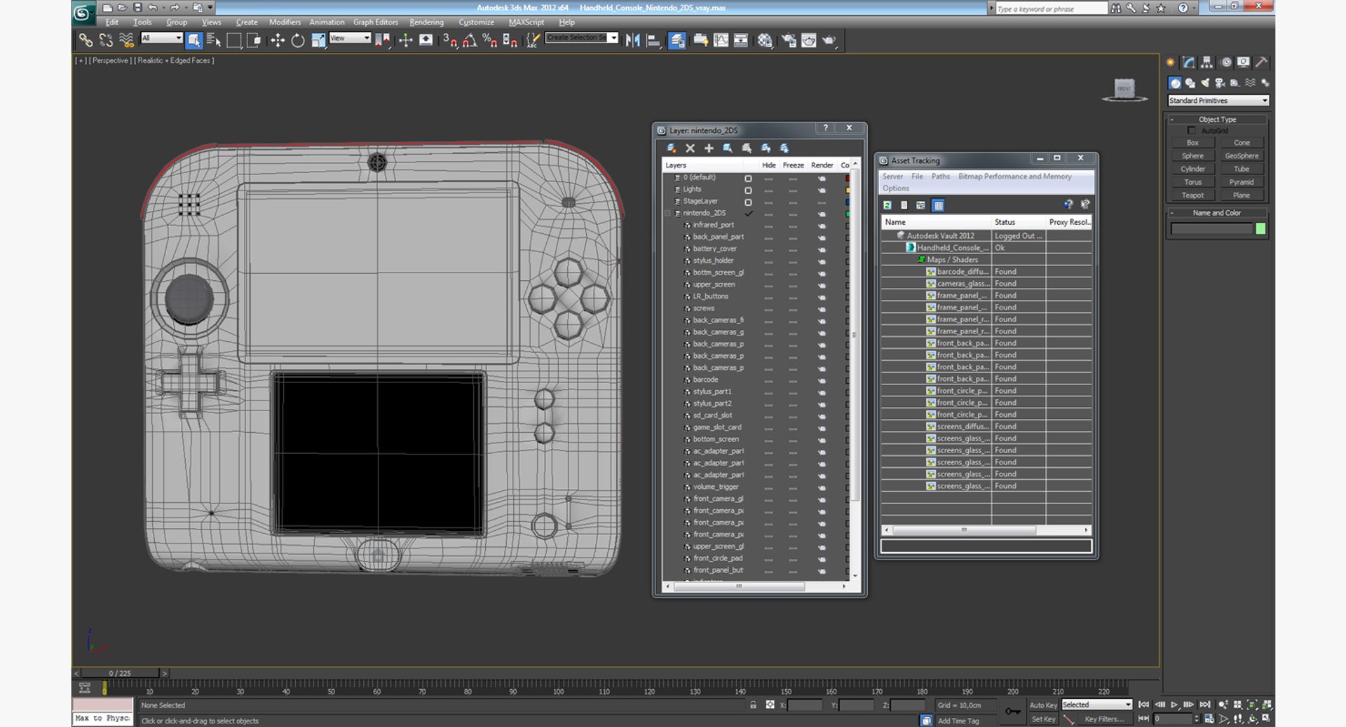 3D Handheld Console Nintendo 2ds - TurboSquid 1189369