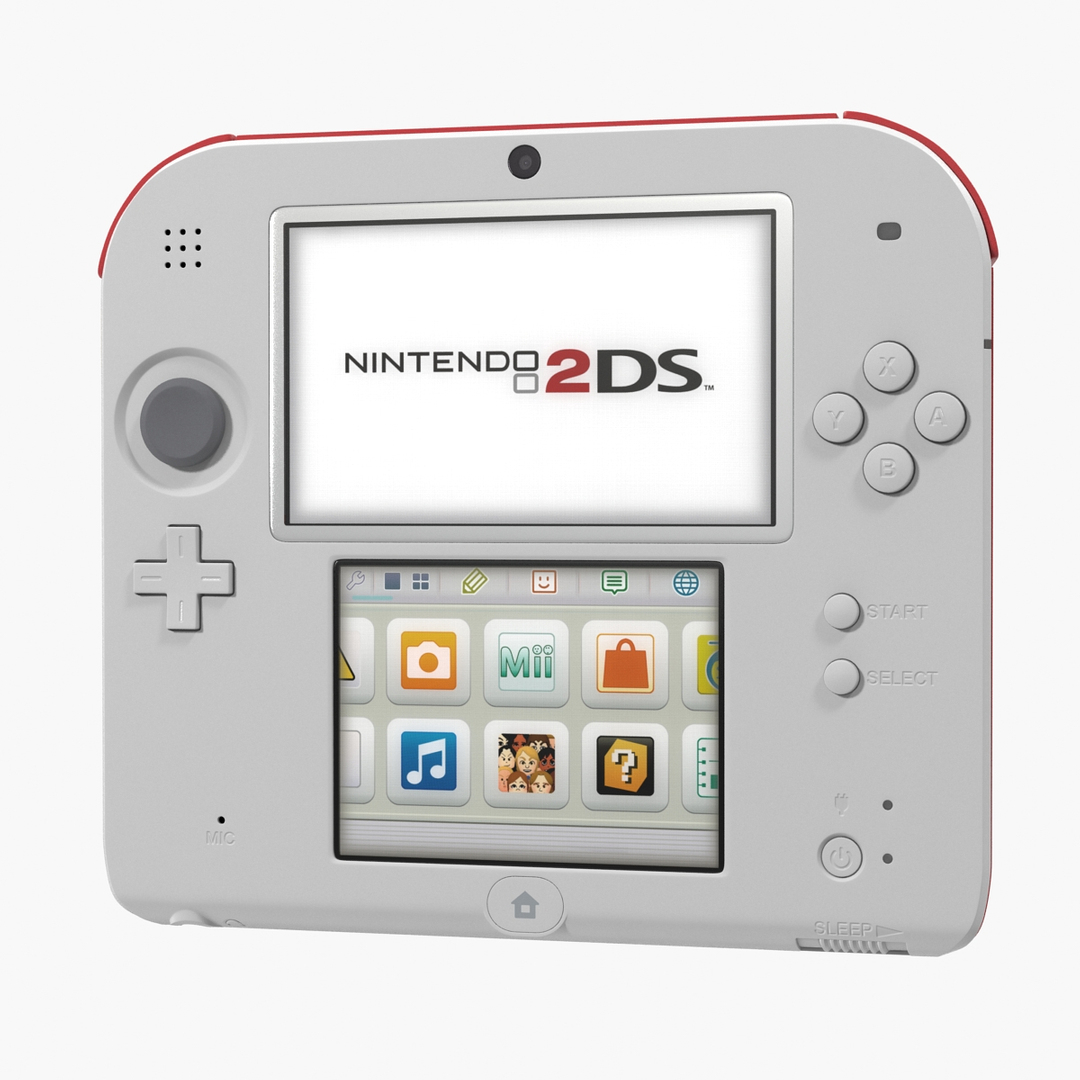 3D Handheld Console Nintendo 2ds - TurboSquid 1189369