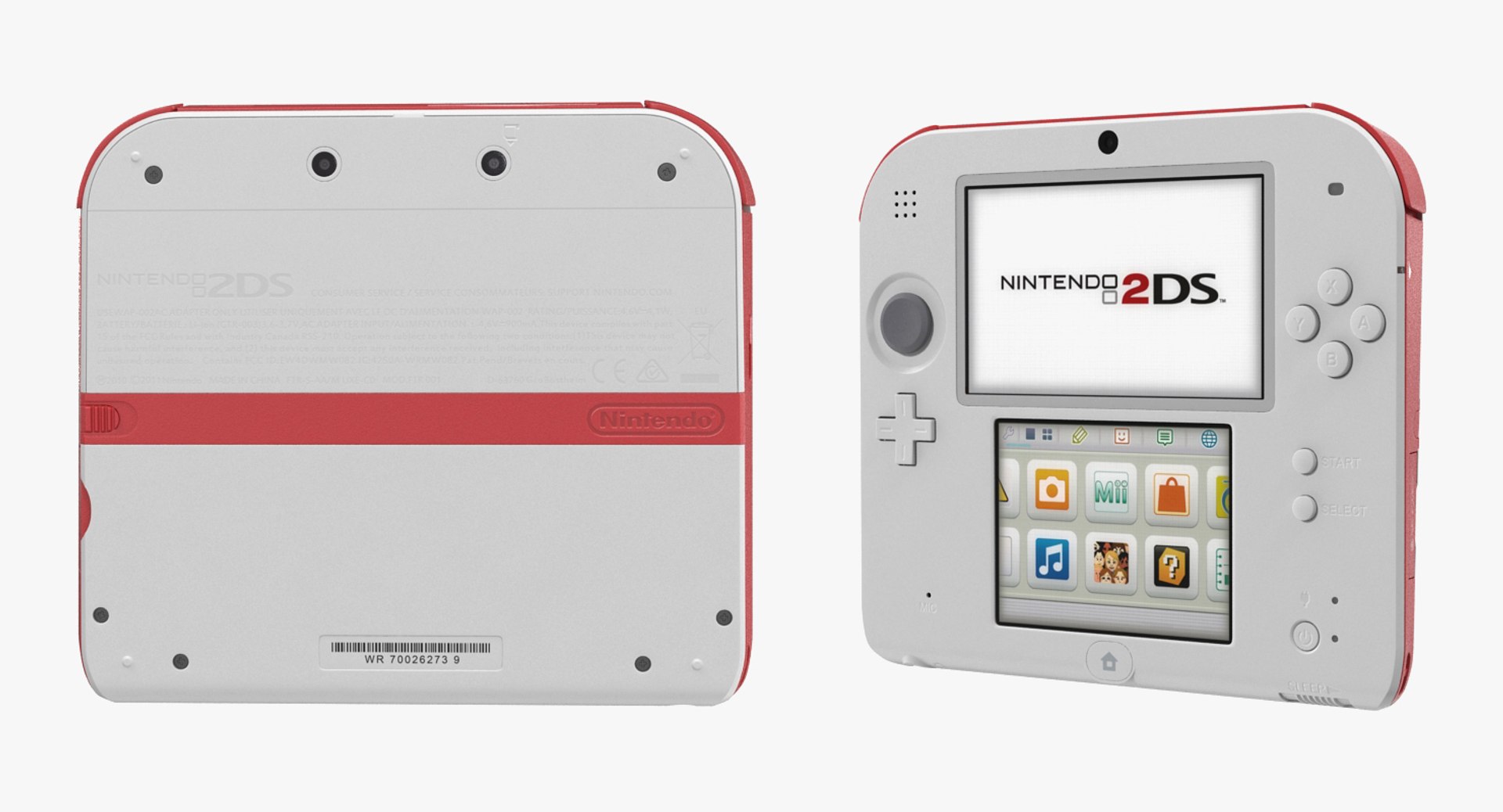 3D Handheld Console Nintendo 2ds - TurboSquid 1189369