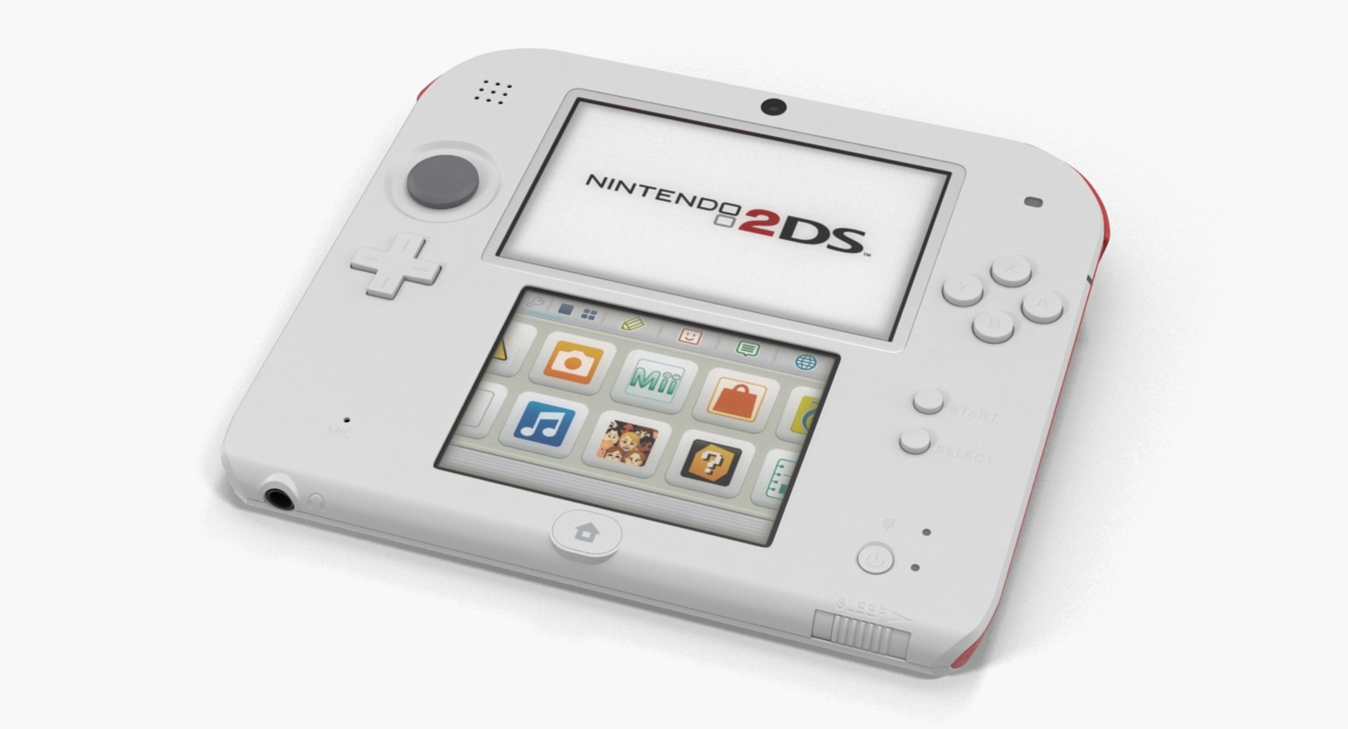 3D Handheld Console Nintendo 2ds - TurboSquid 1189369