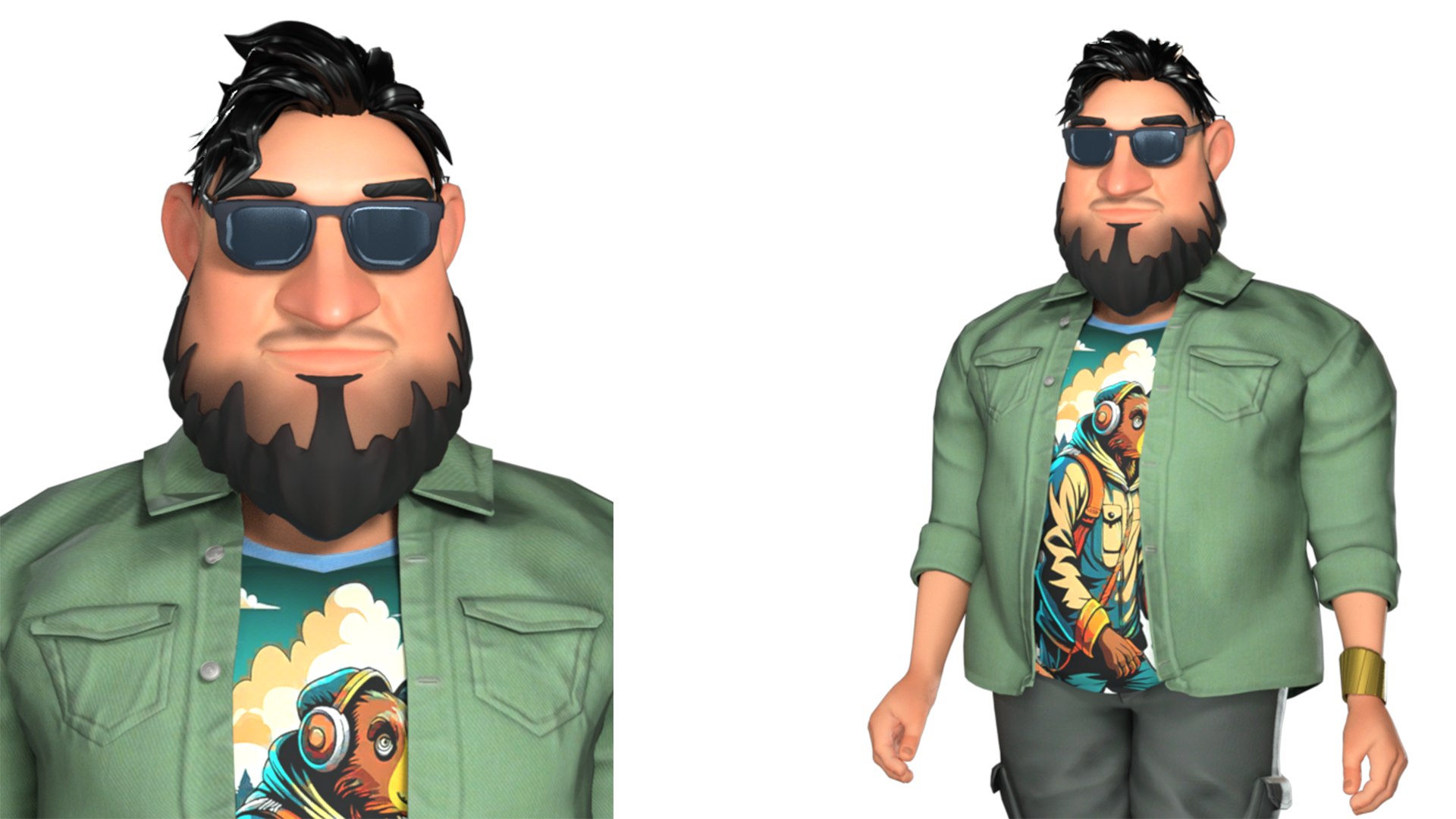 3D Cartoon Rigged Don The Jhon Character 3D Model - TurboSquid 2302542