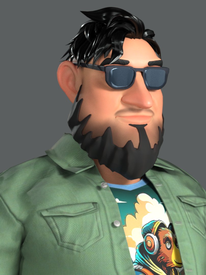 3D Cartoon Rigged Don The Jhon Character 3D Model - TurboSquid 2302542