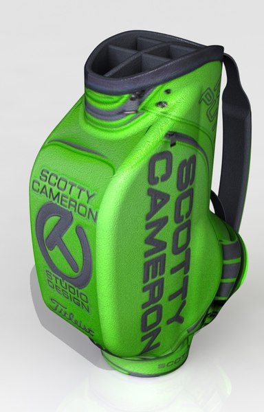 3d golf bag model