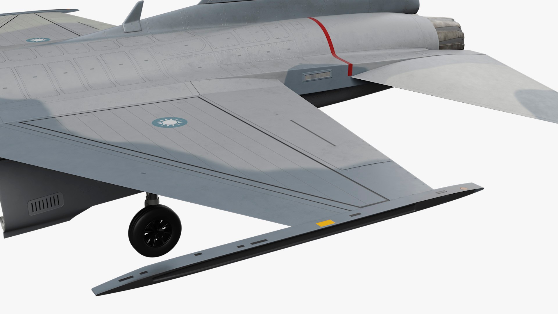 3D Unarmed Fighter Jet AIDC F-CK-1 Rigged For Cinema 4D - TurboSquid ...