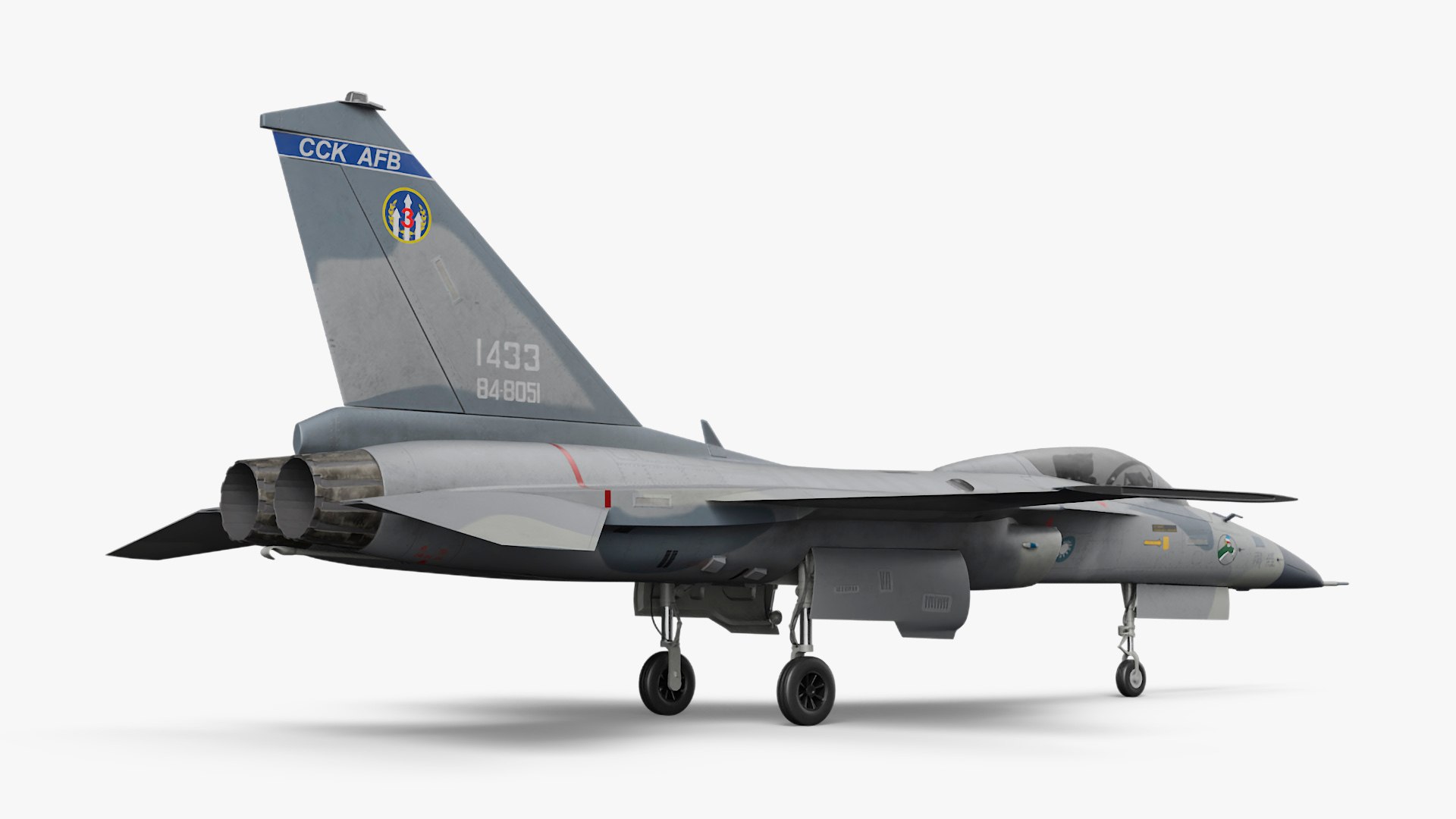 3D Unarmed Fighter Jet AIDC F-CK-1 Rigged For Cinema 4D - TurboSquid ...