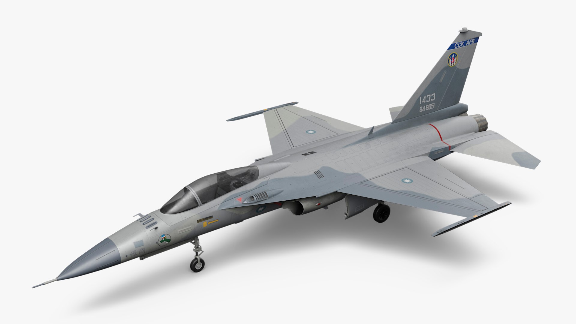3D Unarmed Fighter Jet AIDC F-CK-1 Rigged For Cinema 4D - TurboSquid ...