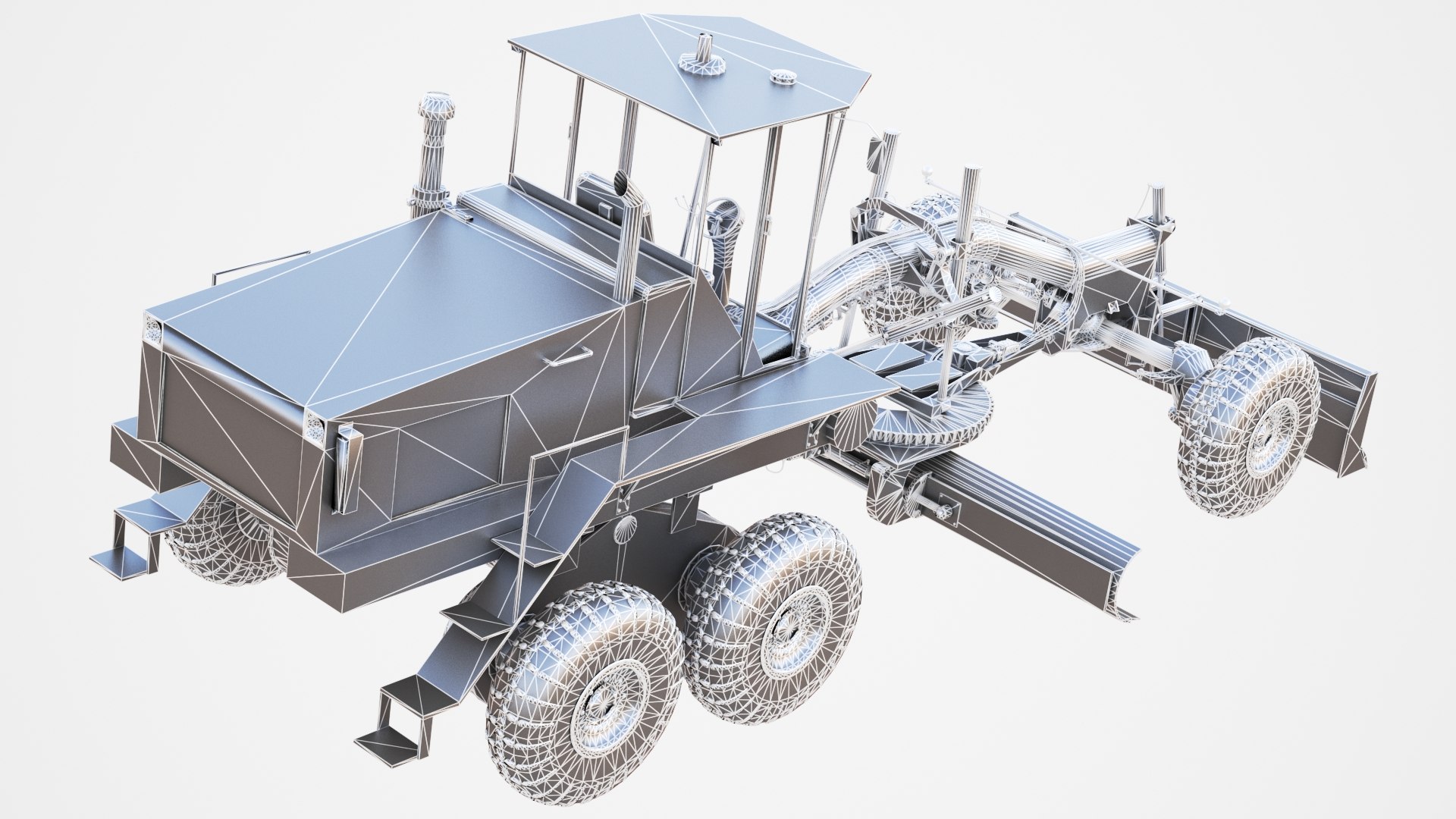 3D Motor Grader - TurboSquid 2118999