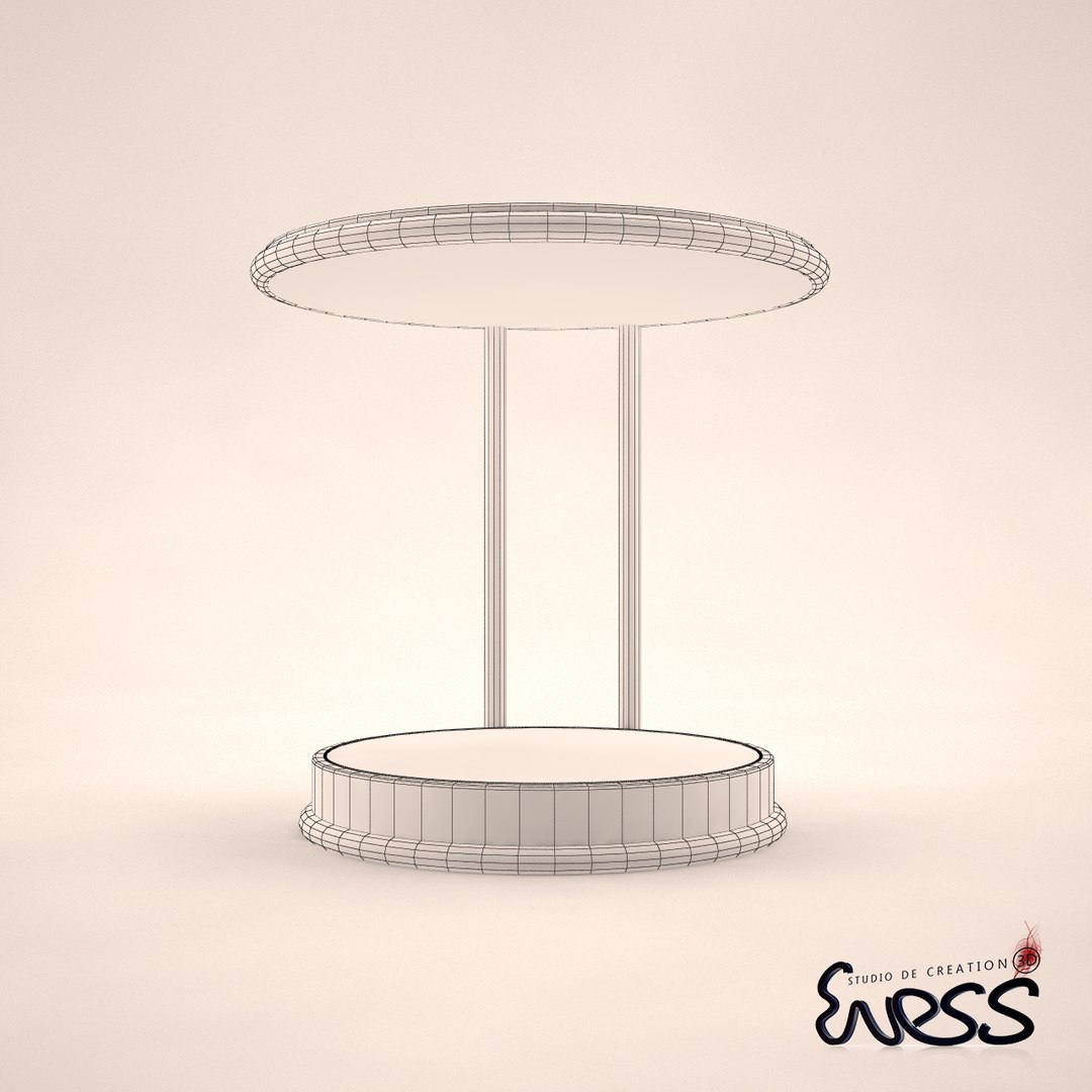 3dsmax Table Oblo Rugiano