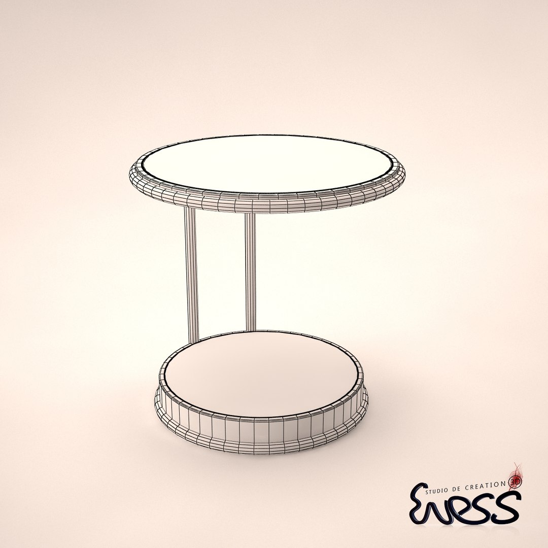 3dsmax Table Oblo Rugiano