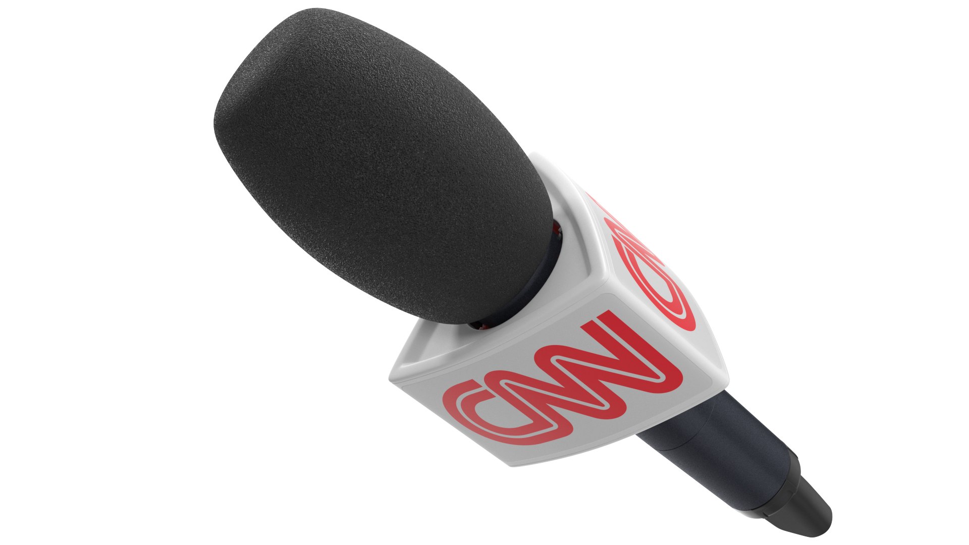 CNN Newsshooter Wireless Microphone Triangular 3D - TurboSquid 2169080