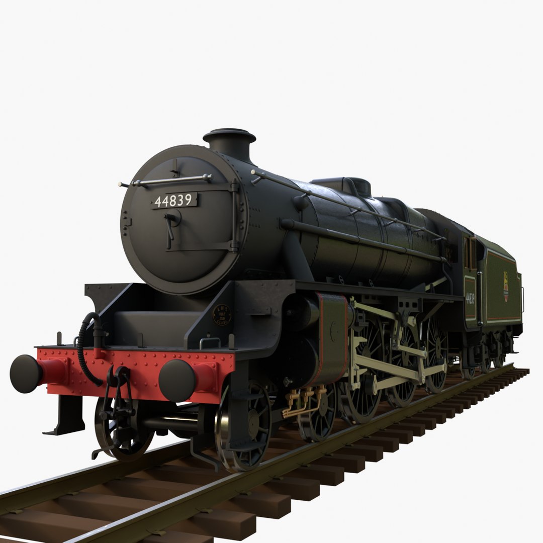 LMS Stanier class 5 Black Five 3D model - TurboSquid 1880397