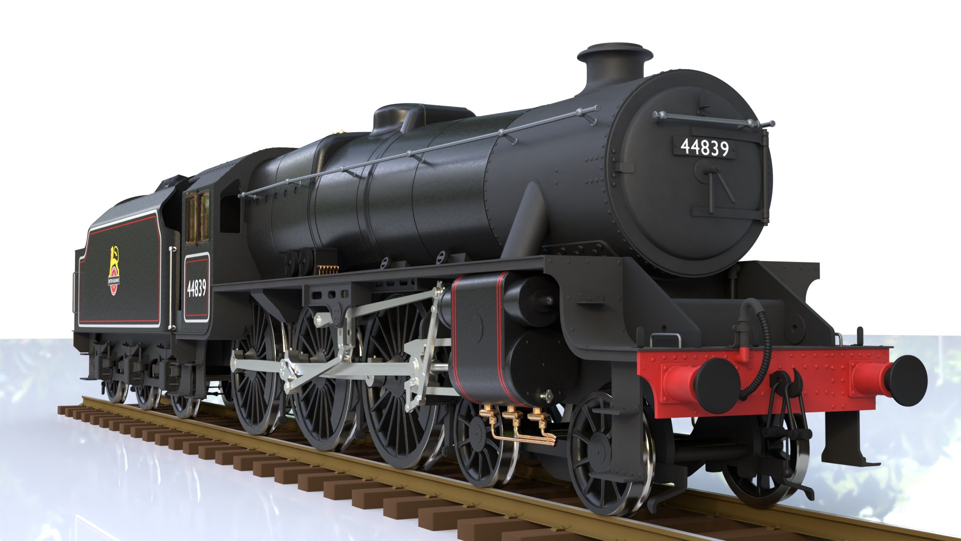 LMS Stanier Class 5 Black Five 3D Model - TurboSquid 1880397
