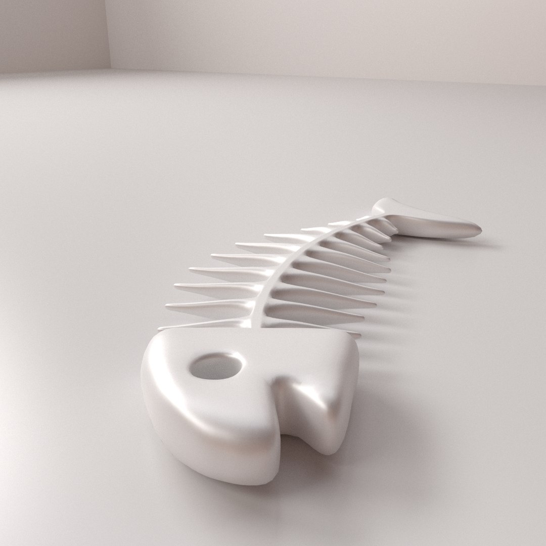 3d Model Fish Bone