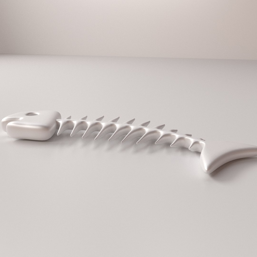 3d Model Fish Bone