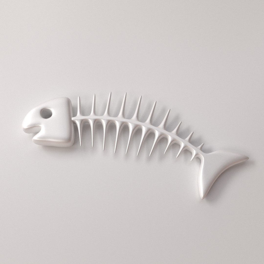 3d Model Fish Bone