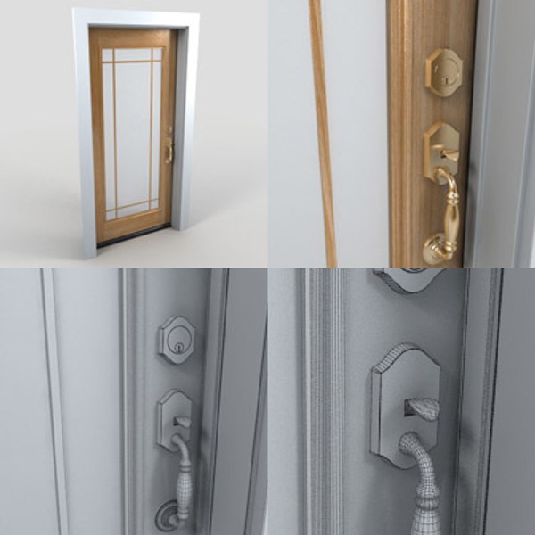 3d model doors residential