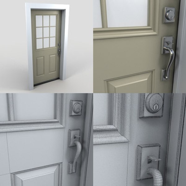 3d model doors residential