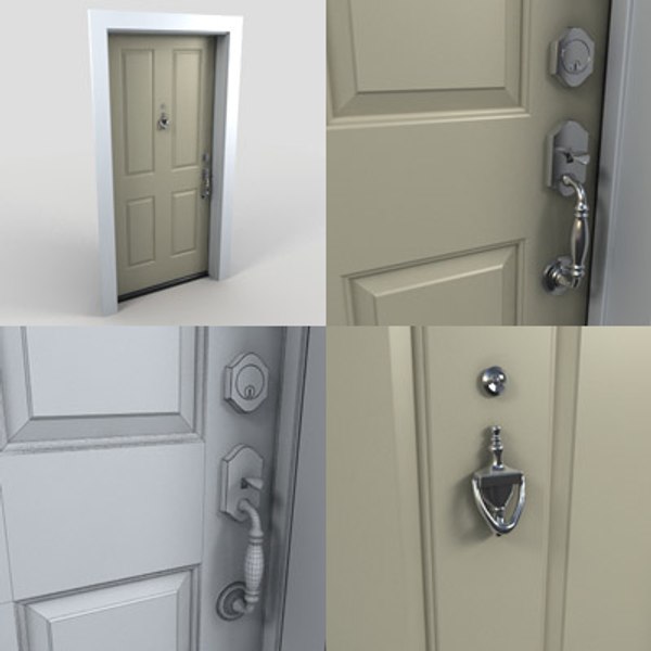 3d model doors residential