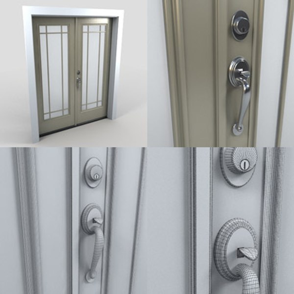 3d model doors residential