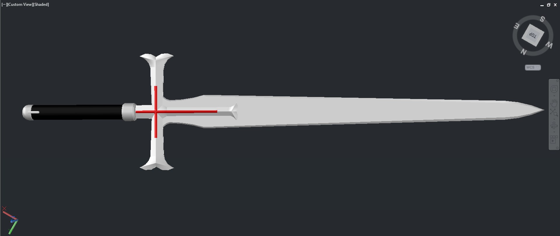 3d Heathcliff Sword Model