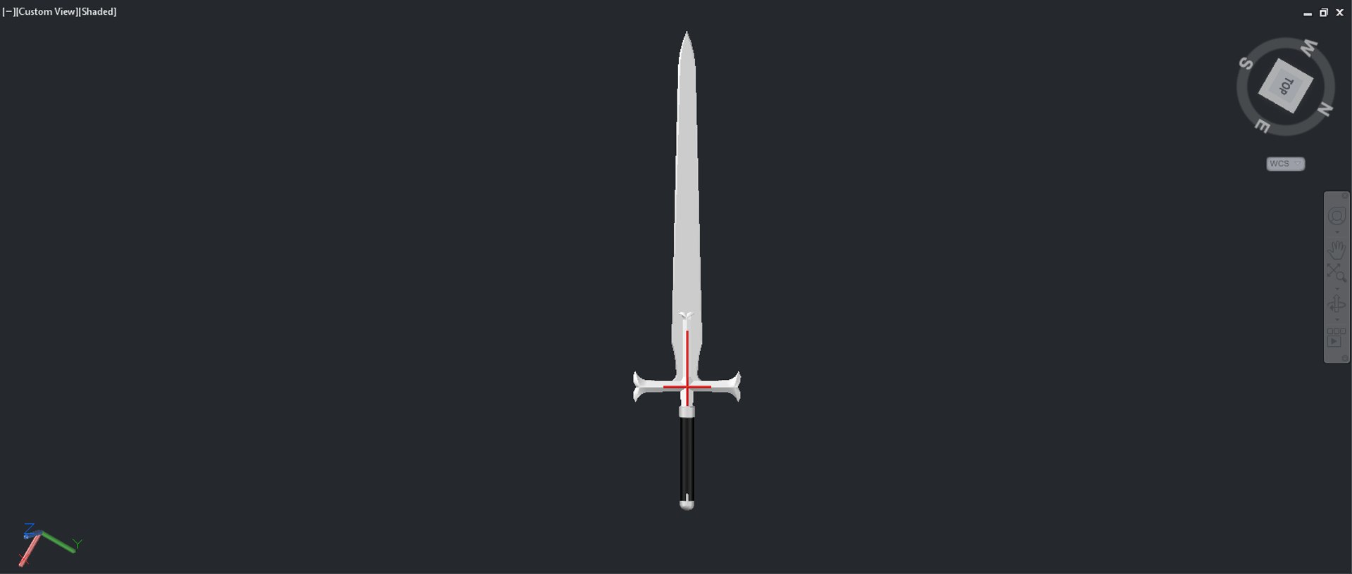 3d Heathcliff Sword Model