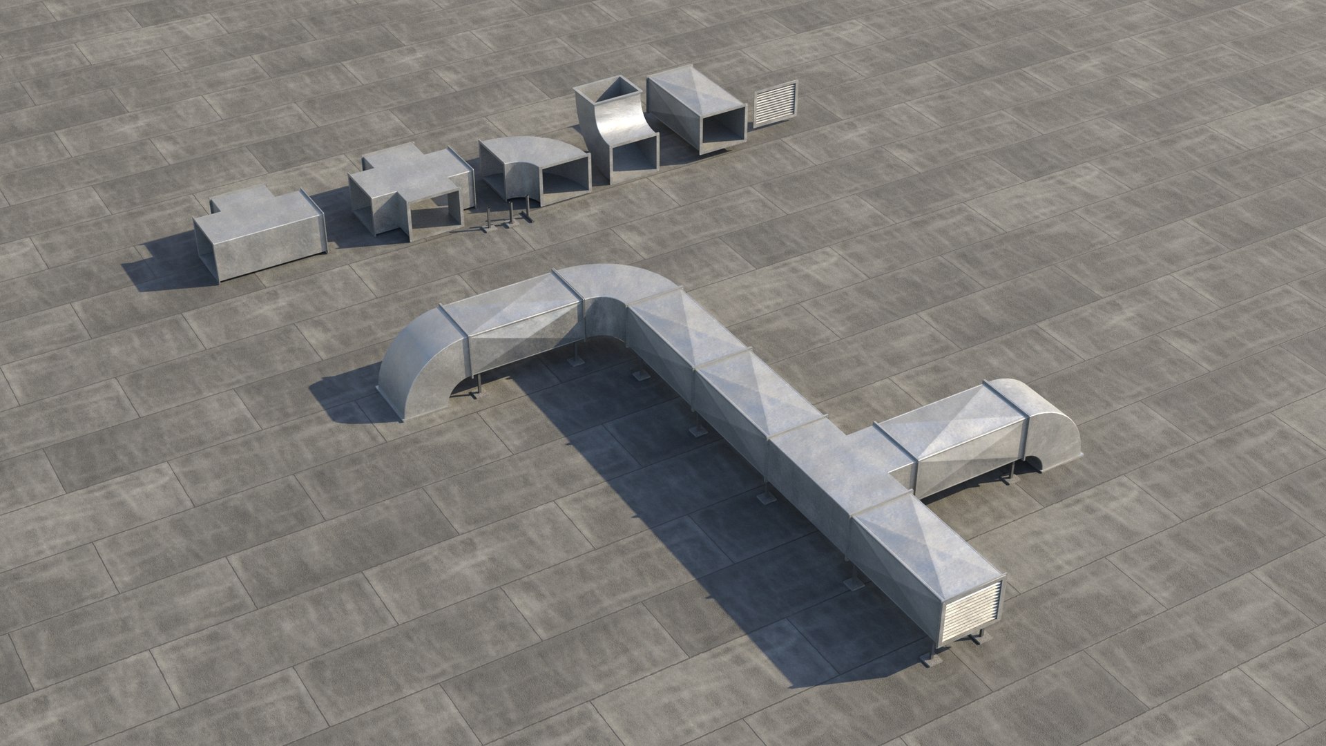 Roof Props Collection 3D Model - TurboSquid 2032861