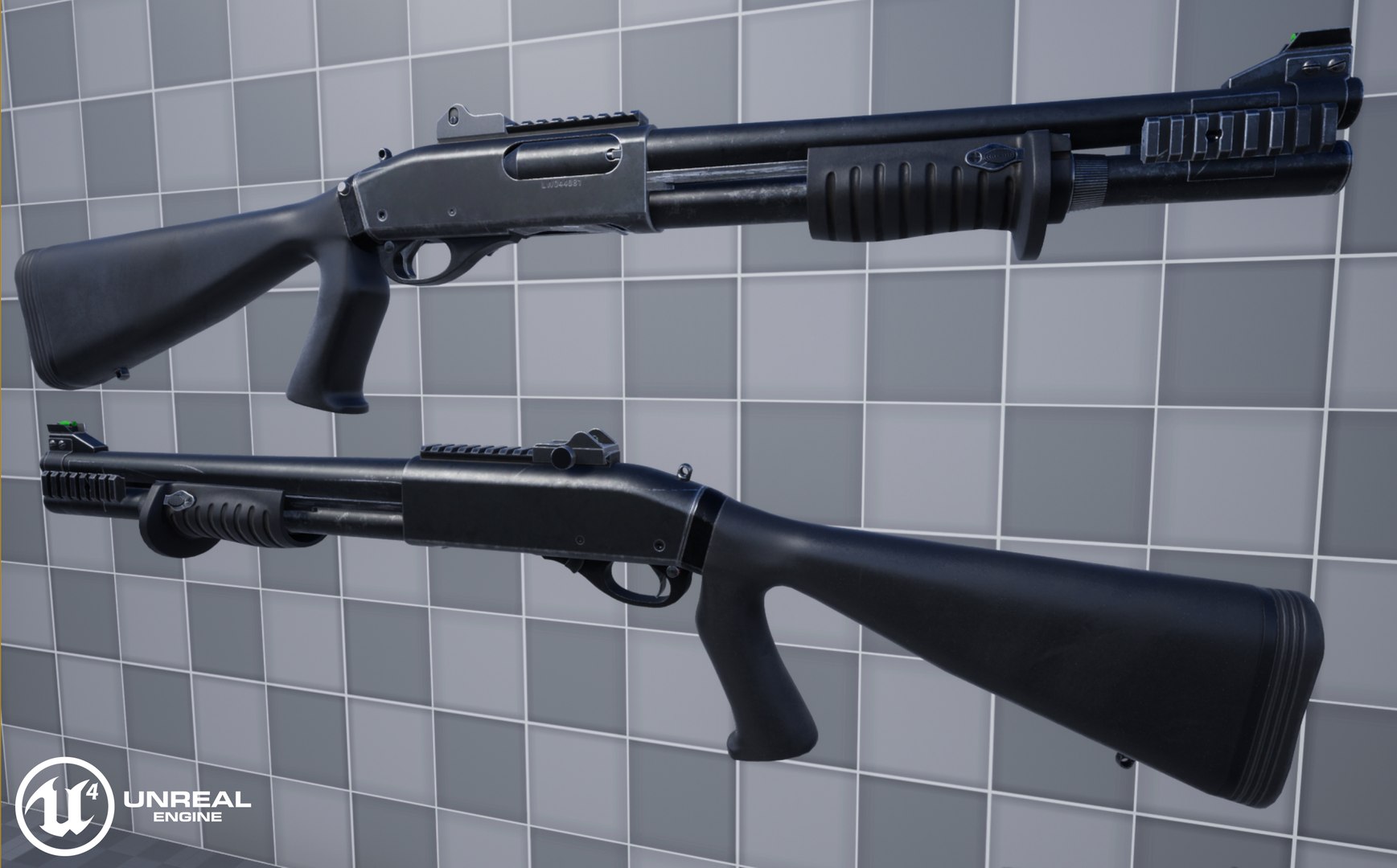 Ready 870 mcs shotgun 3D model - TurboSquid 1447649