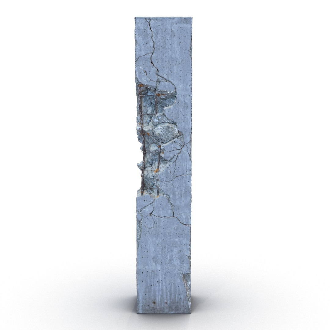 Concrete Pillar Damaged Max