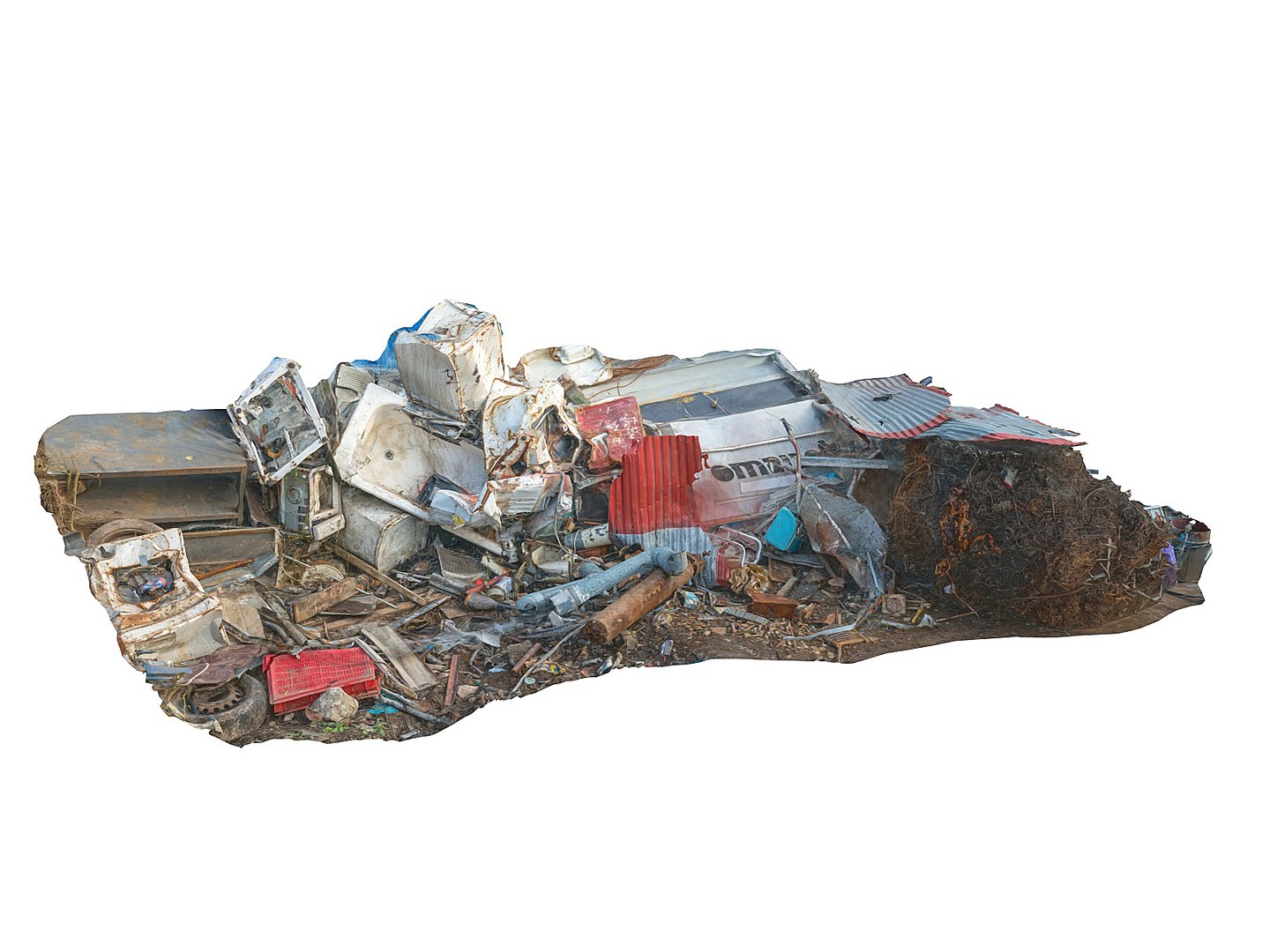 3D Garbage Metal Scrap Scan 16K Model - TurboSquid 2284369