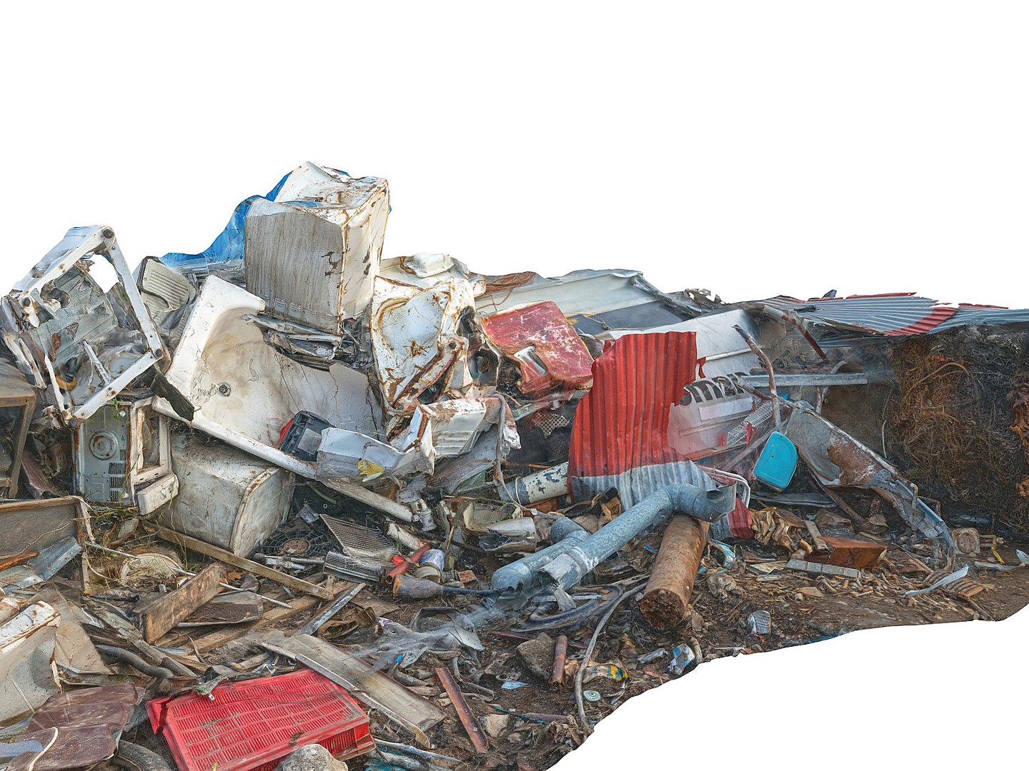3D Garbage Metal Scrap Scan 16K Model - TurboSquid 2284369