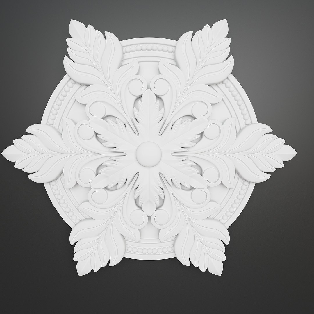3D Ceiling Decor - TurboSquid 2340001