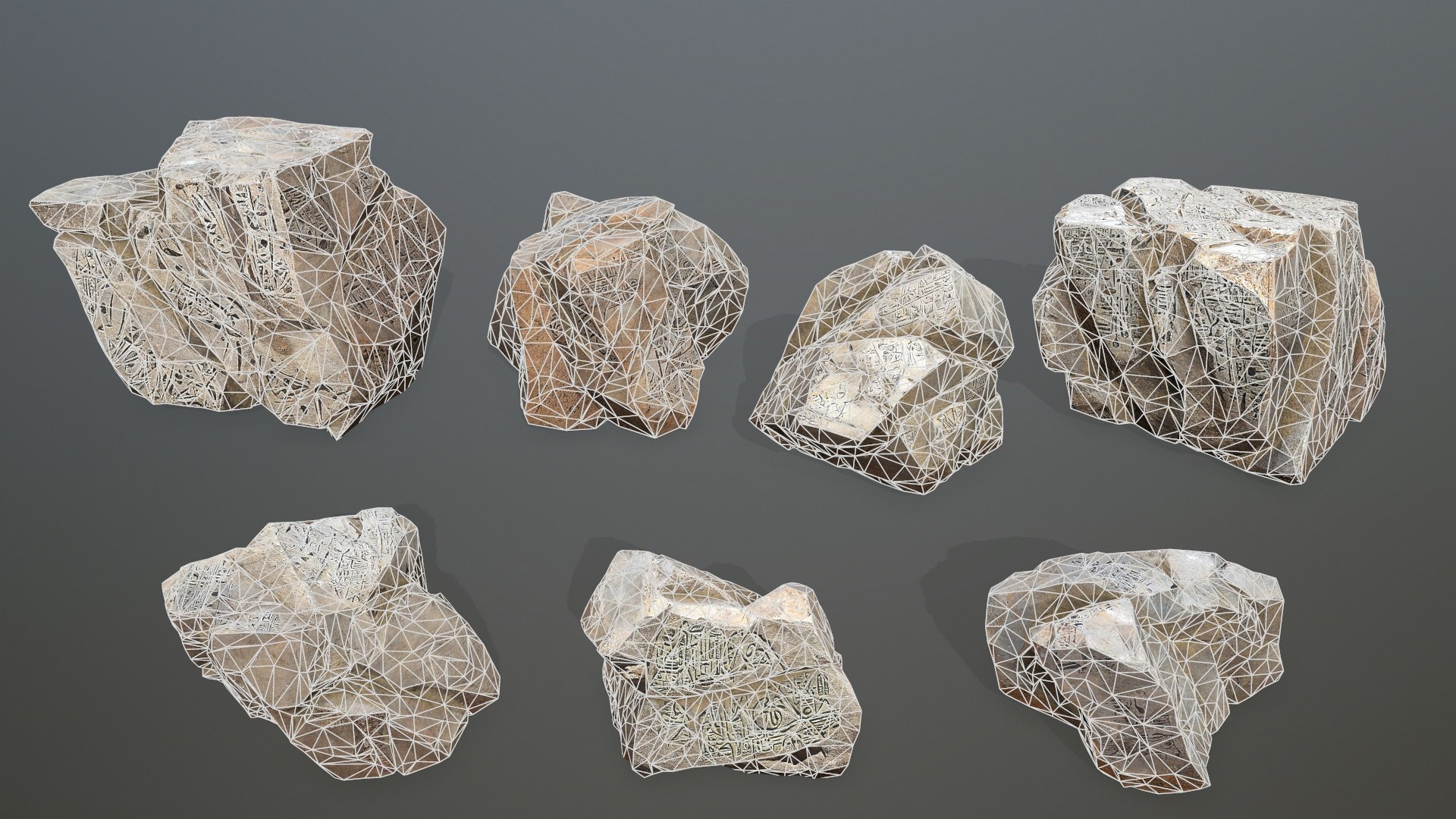 Egyptian Rocks 3D Model - TurboSquid 2337451