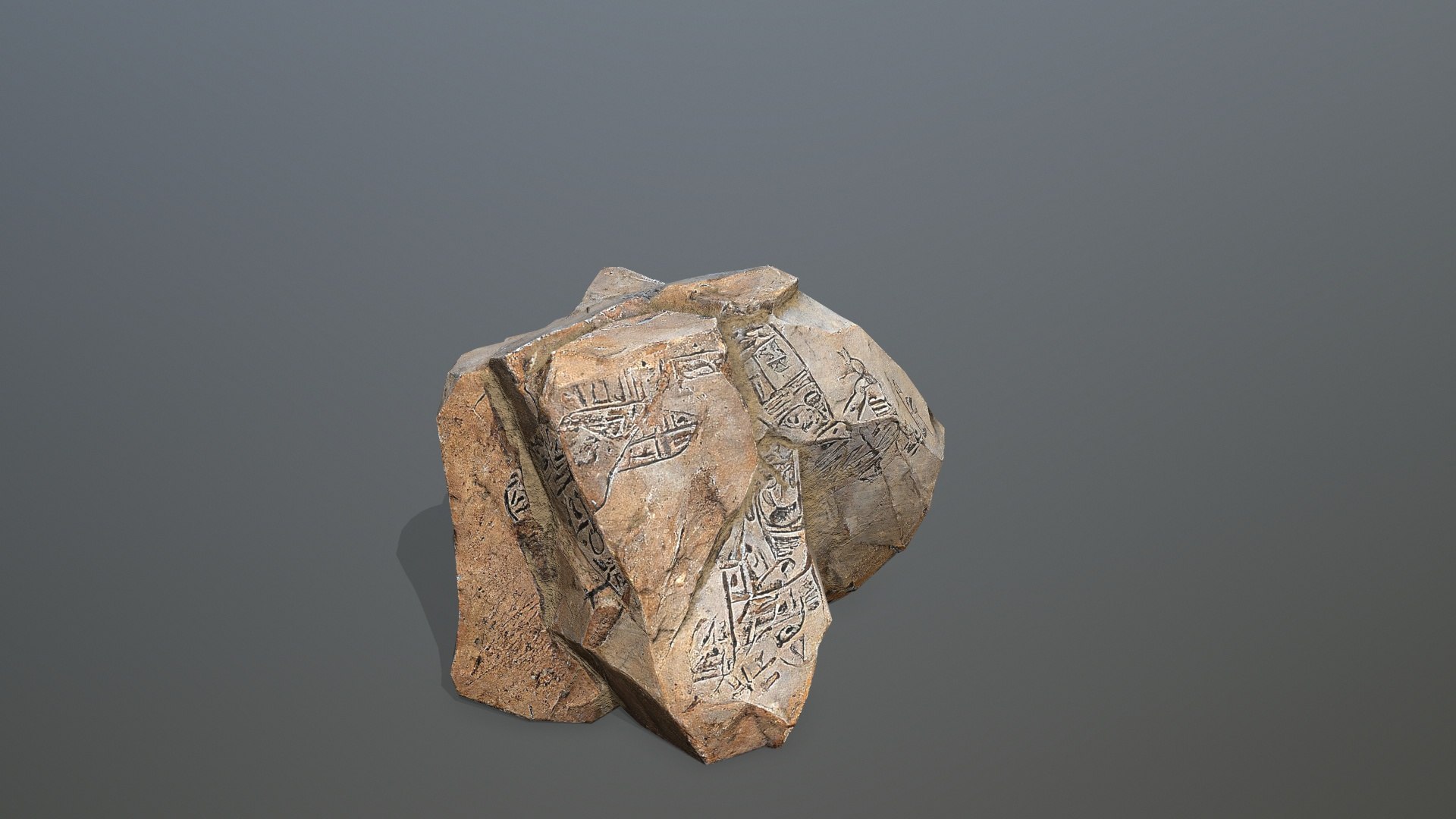 Egyptian Rocks 3D Model - TurboSquid 2337451