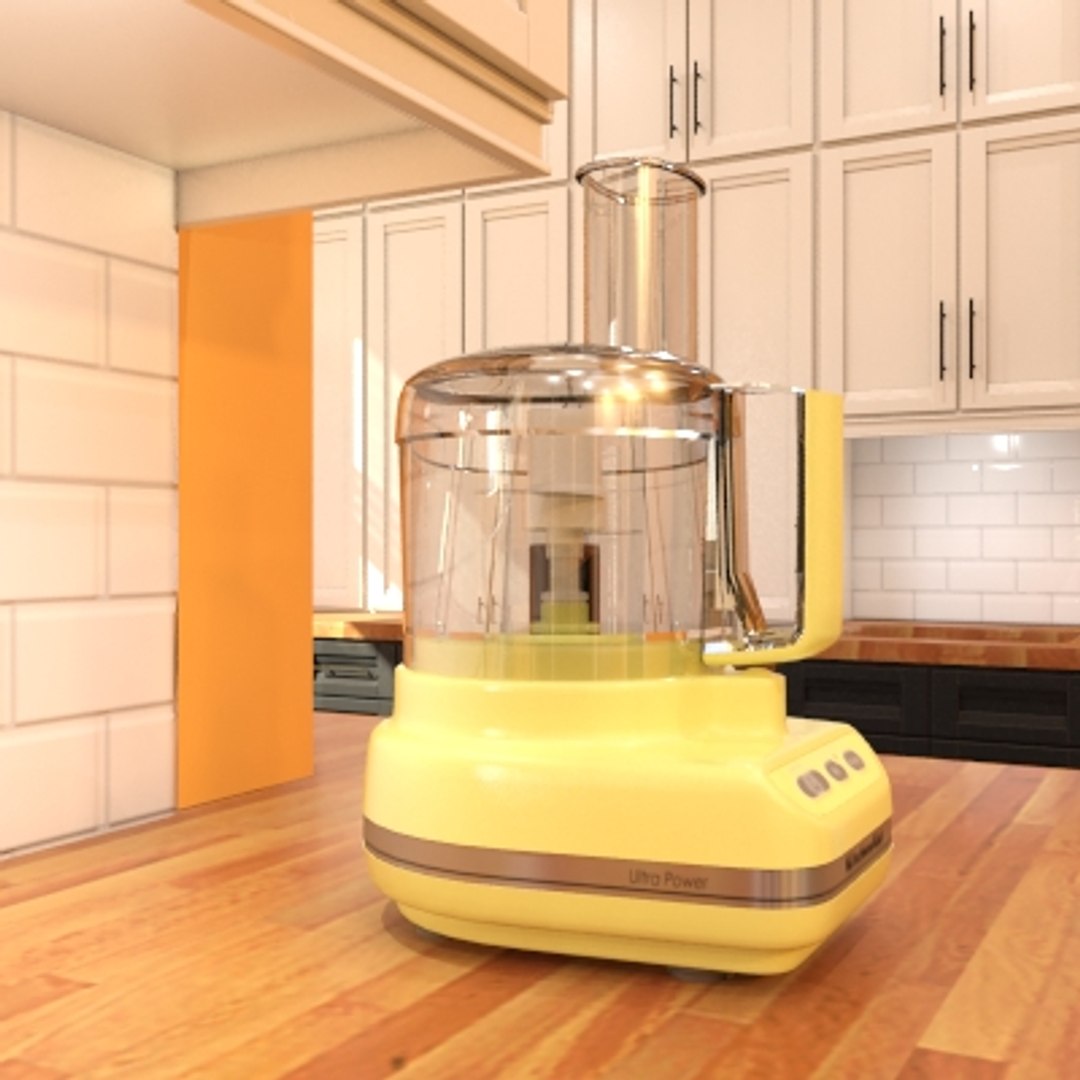 3d Food Processor Model