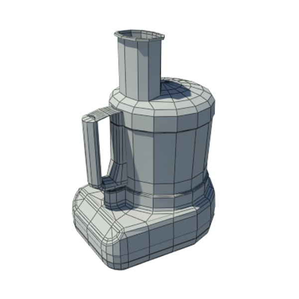 3d food processor model