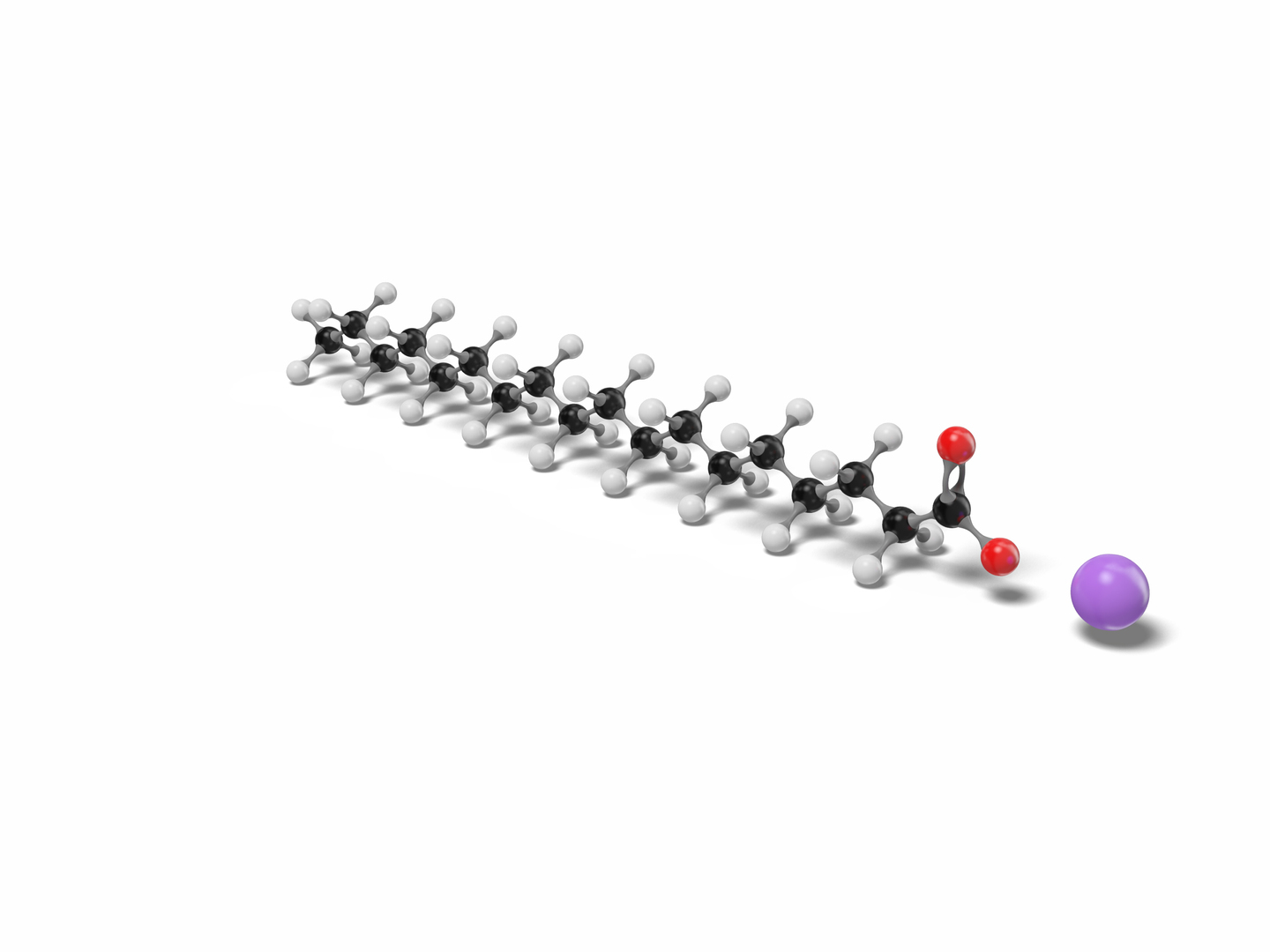 Sodium Stearate Nac18h35o2 Modeled 3D Model - TurboSquid 1541884