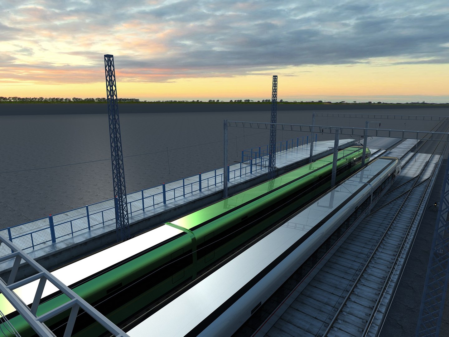 3D Model China High Speed Train - Renaissance - TurboSquid 2032310