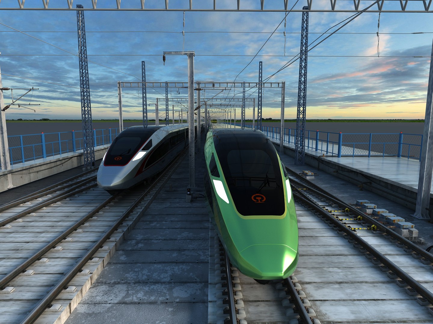 3D Model China High Speed Train - Renaissance - TurboSquid 2032310