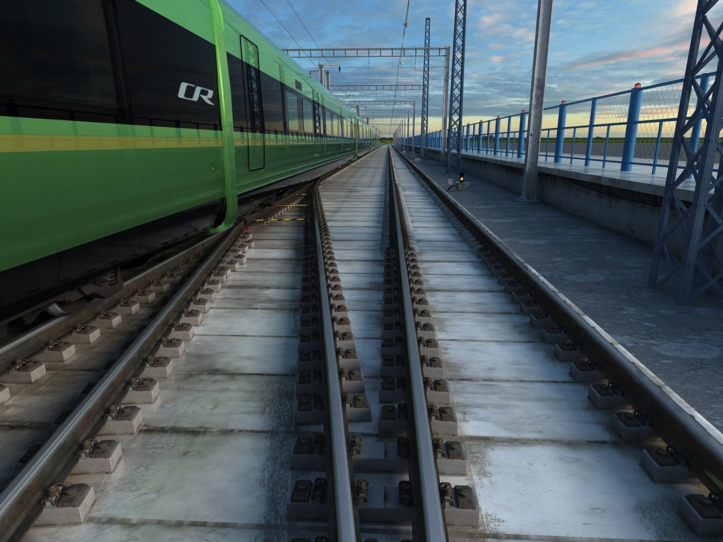 3D Model China High Speed Train - Renaissance - TurboSquid 2032310